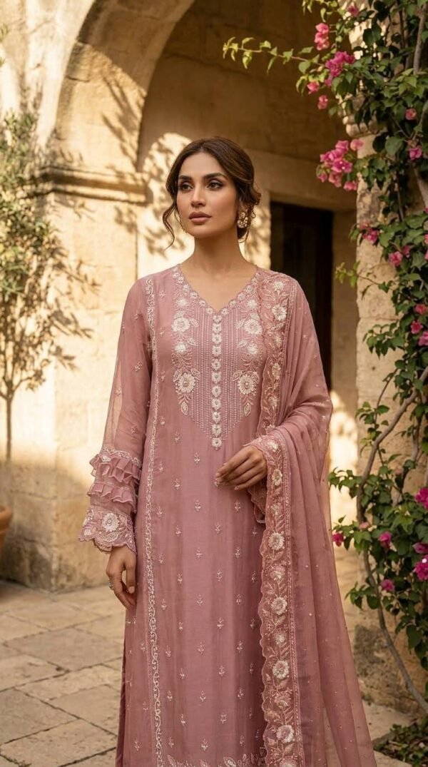 Pure Muslin Boutique Dress - Saras Collection
